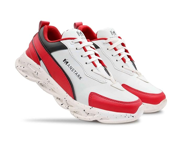 Sport Shoe for Mens | Outdoor Sport Shoe (Size-UK-8) (Color-RED&WHITE ...